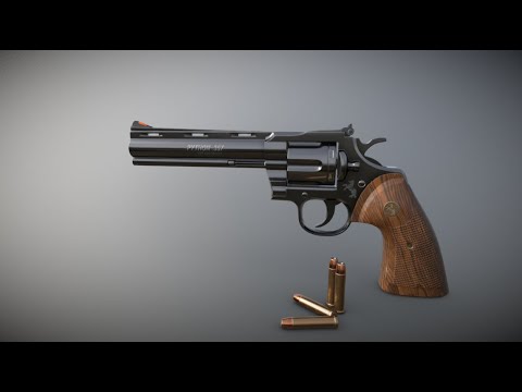 Colt Python 6 in. Barrel в 3D от drcrazzie