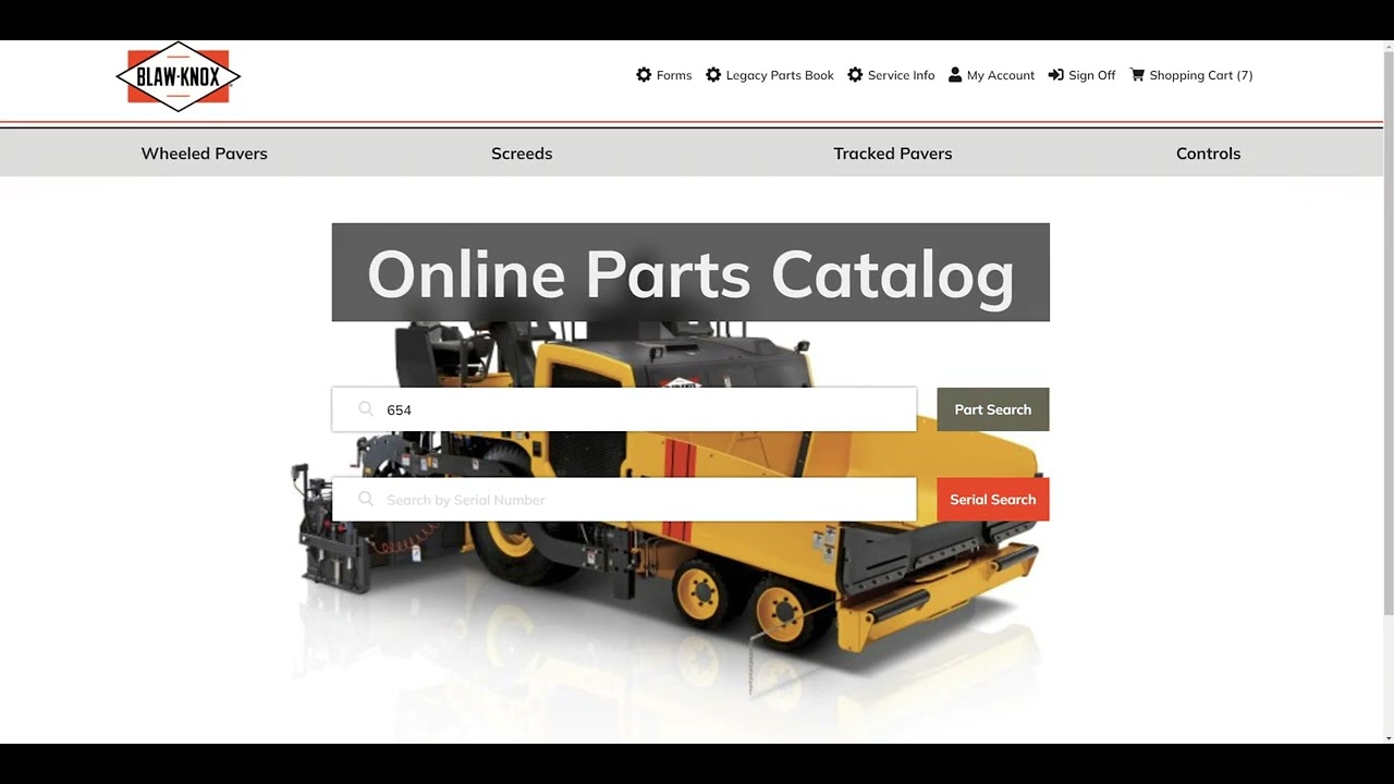 Parts Portal CMS Electronic Parts Catalog