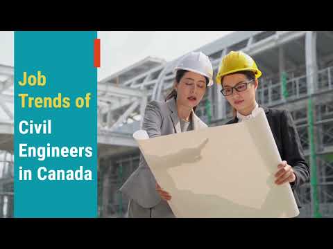 Job Trends of Civil Engineers in Canada.