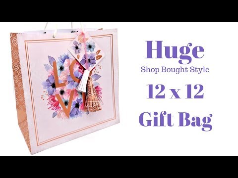 12" x 12" x 6" Huge Gift Bag | Shop Bought Style