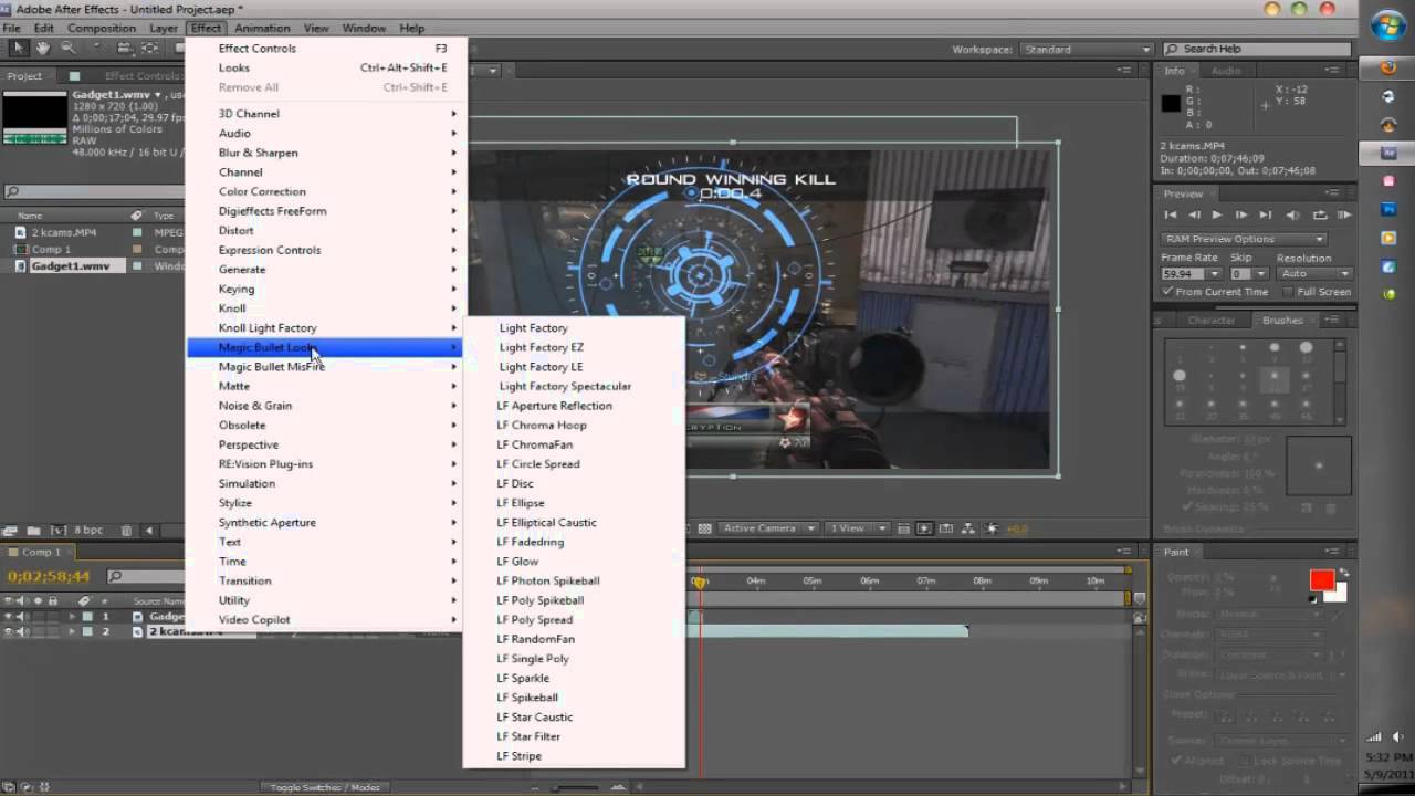 After Effects CS5 Basic Overlay Tutorial