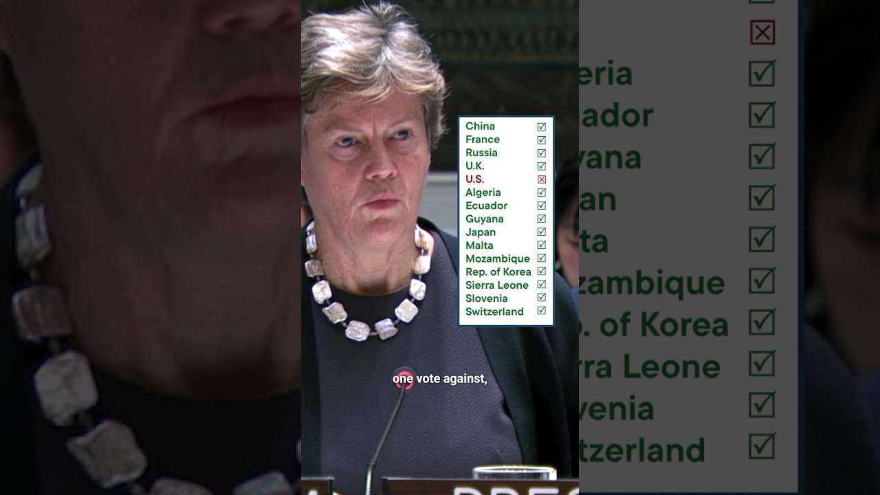 Security Council Vote on Gaza