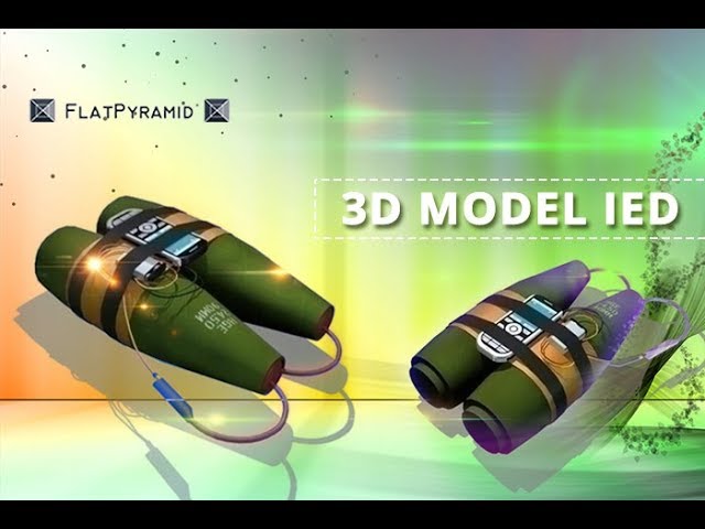 IED 3D Model - FlatPyramid