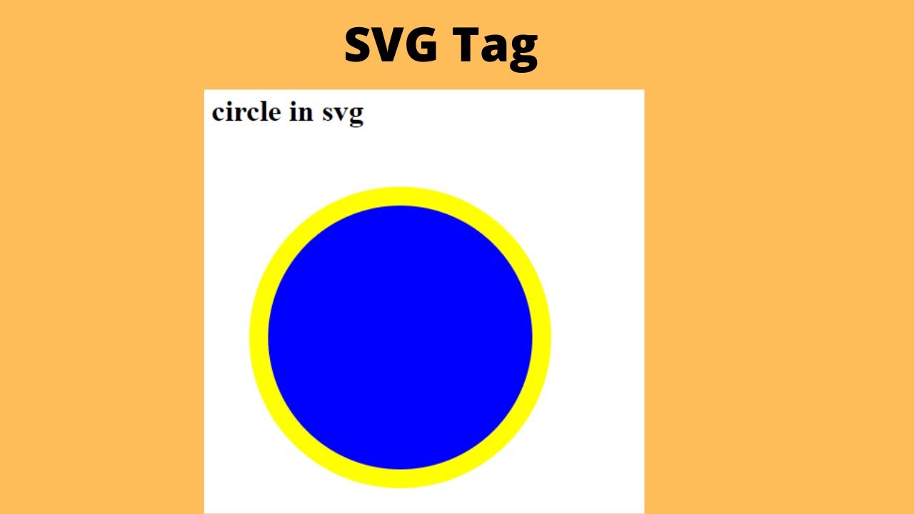 how to draw circle using svg tag | html | svg tag | circle