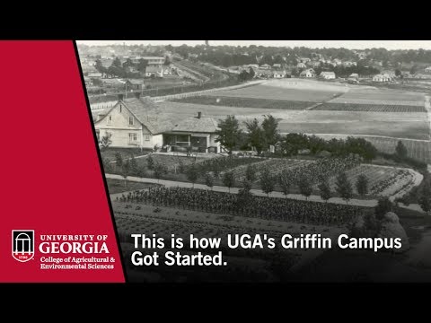 This is how UGA's Griffin Campus got started.