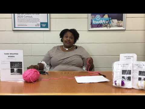 Crafts Around the House Yarn Wrapped Words