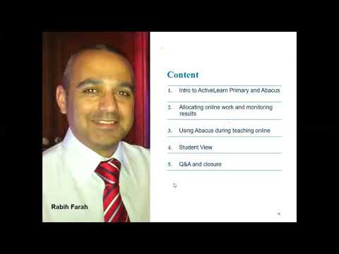 ActiveLearn Primary and Abacus Professional Development- 28 April 2020