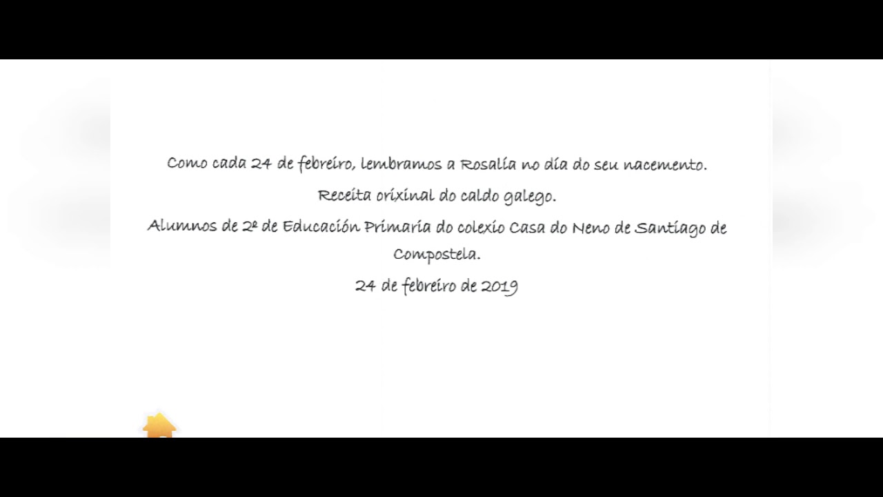 Caldo de Gloria - Día de Rosalía de Castro - 24F