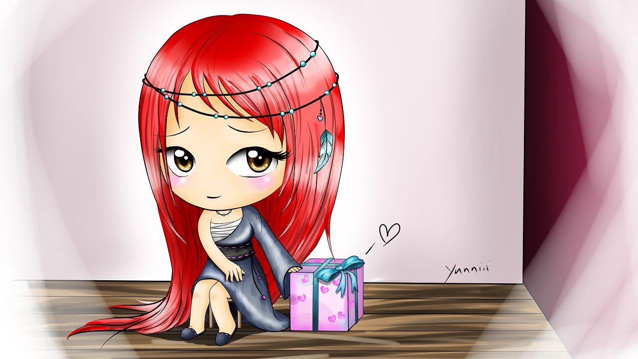 Erza Scarlet - Chibi - Speed Painting