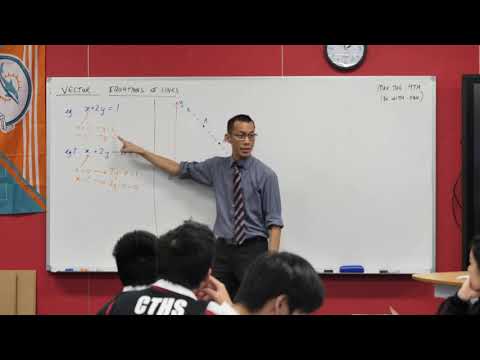 Vector Equation of a Line (1 of 2: Lines in 3 dimensions)