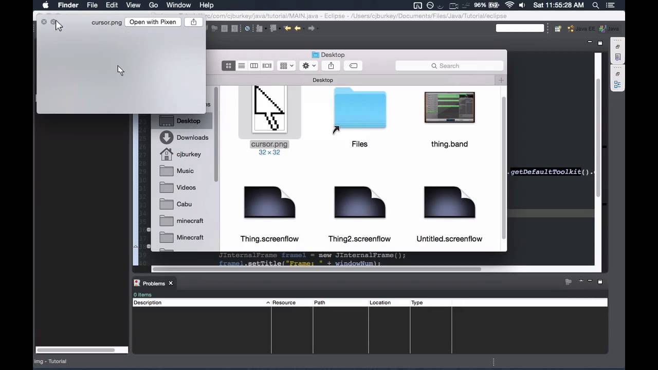 Java Programing Tutorials - Episode 13 - Custom Cursors!