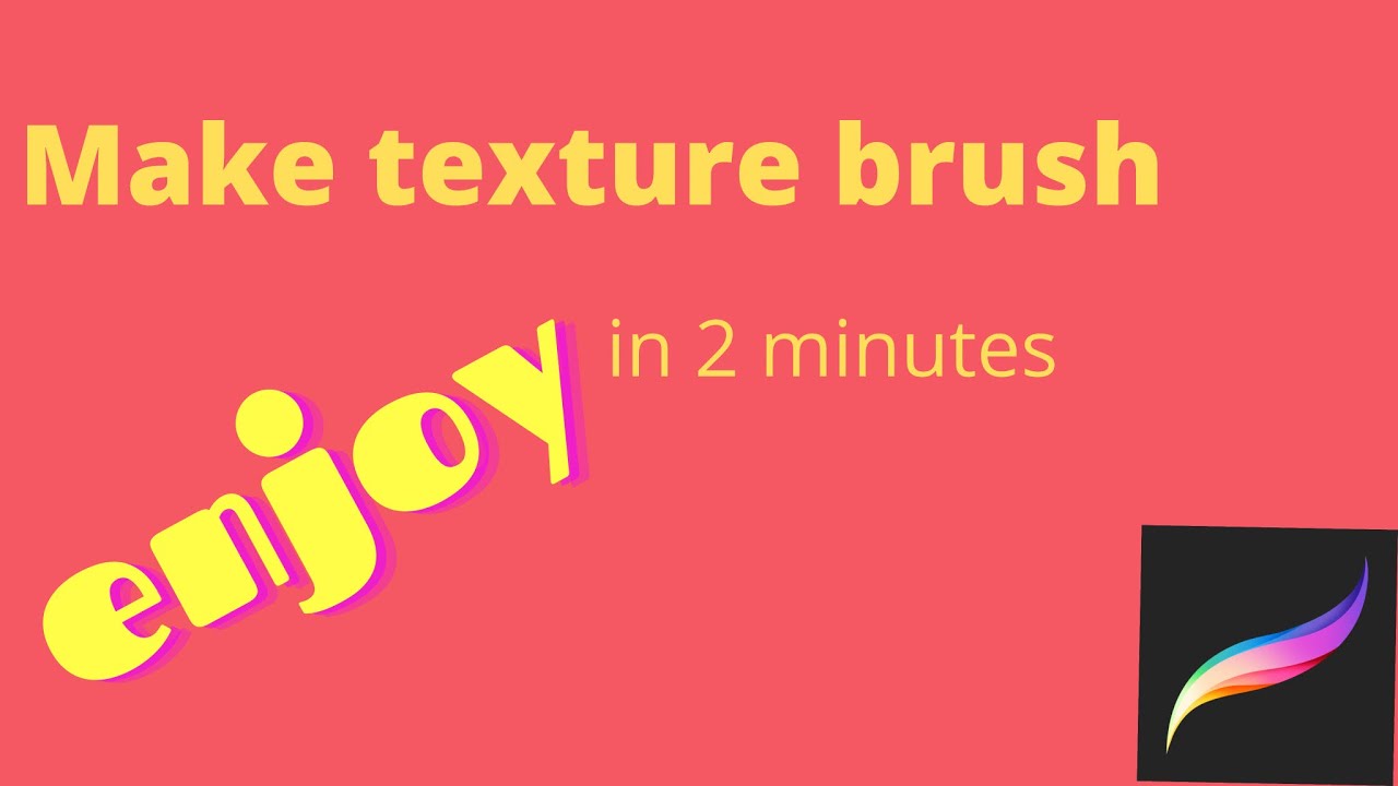 Make a texture brush in procreate| in 2 minutes