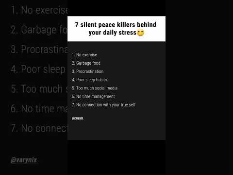 the 7 silent peace killers😮 #motivation #mindset #peace #quotes #success #discipline #goals