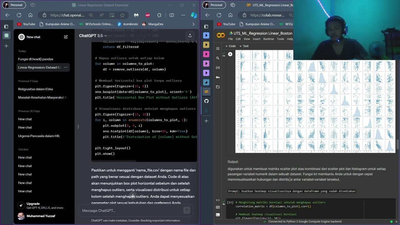 Tutorial Regression dengan menggunakan Regression Linear pada Boston Housing Dataset