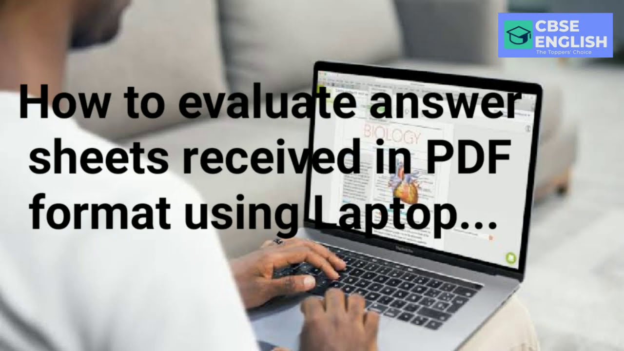 How to evaluate answer sheets received in PDF format using Laptop...