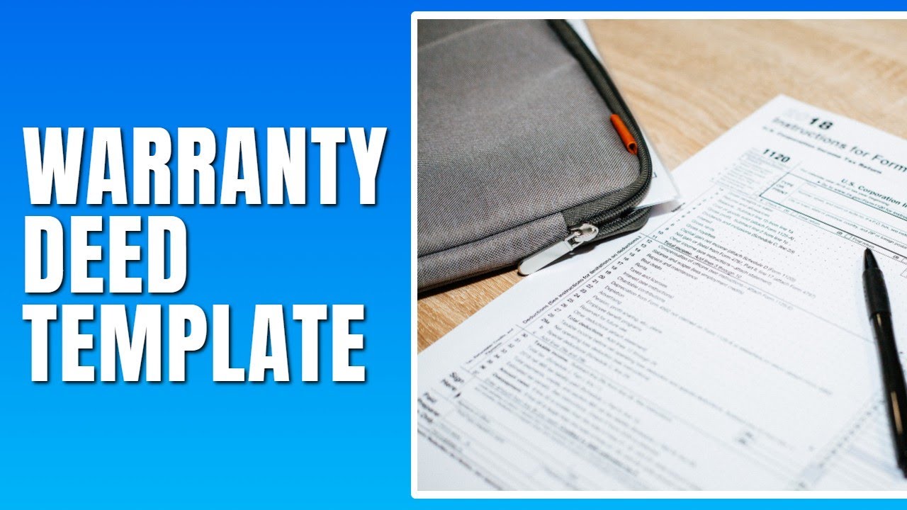 Warranty Deed Template - How To Fill Warranty Deed