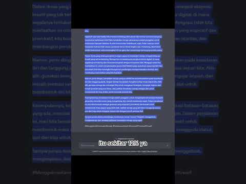 Cara menghindari AI Checker cuma pake chatGPT #chatgpt #pemula #tutorial