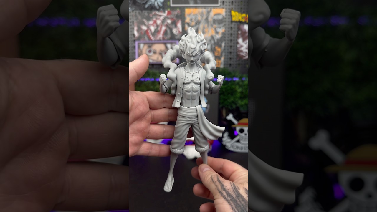 Luffy Gear 5 Resin Modell #printwarrior #anime #luffy #luffygear5 #onepiece #onepiecefan #luffyedit