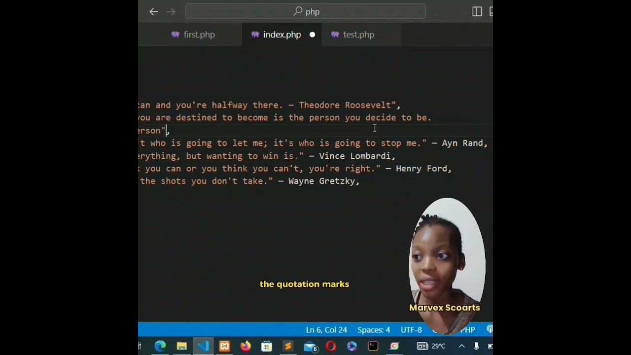 How To Build A Quote Generator Project For Beginners 💻 #shorts