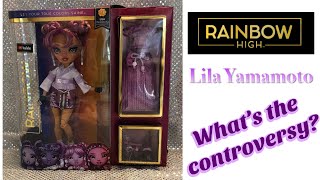 Rainbow High Lila Yamamoto Doll - What's the controversy?
