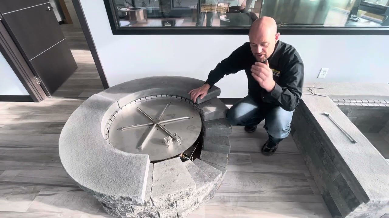 LUME Built In smokeless fire pits