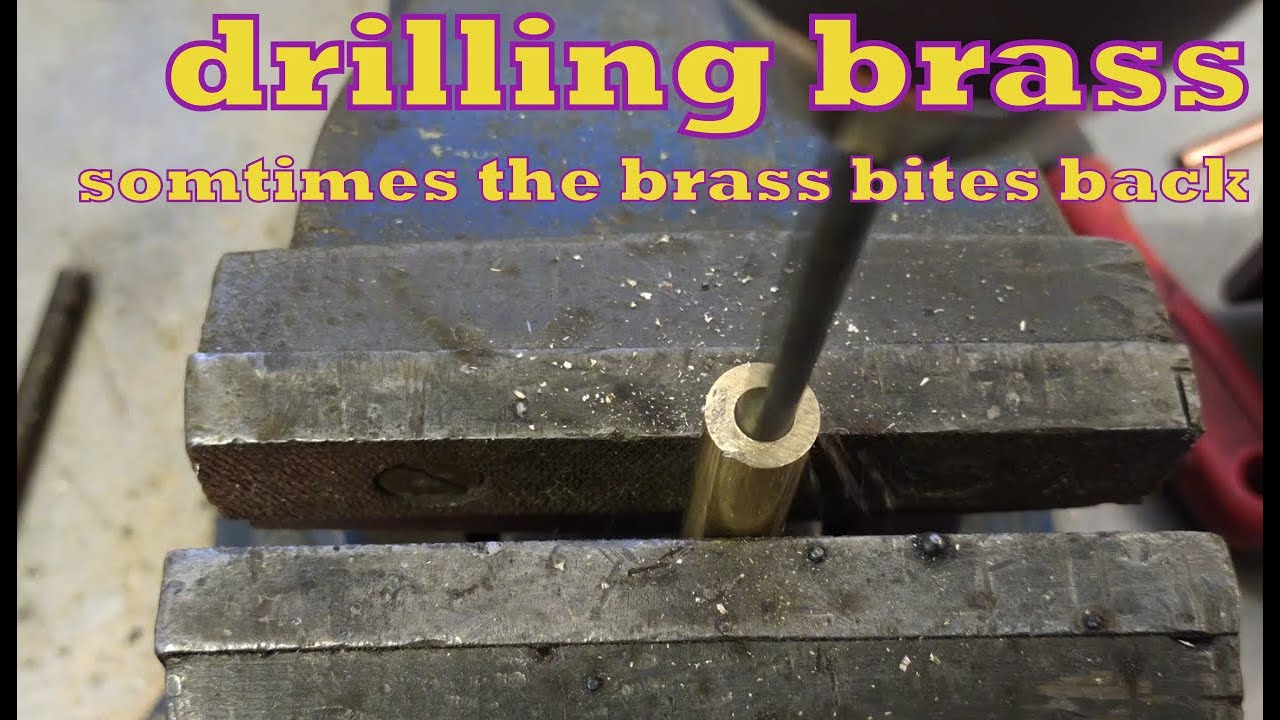 Drilling brass (solved!)