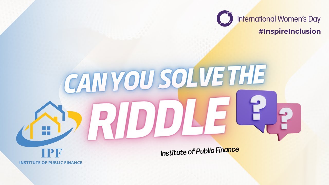 International Women's Day 2024 - Can You Solve The Riddle? (IPF)