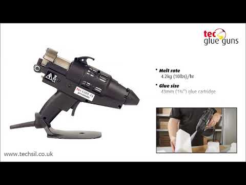 tec™ 6300 43 - Industrial Spray Hot Melt Glue Gun Demonstration