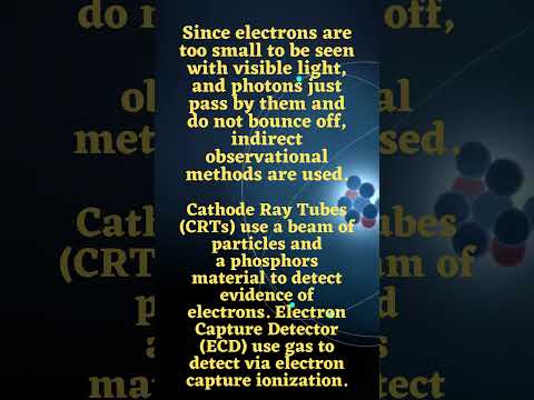 CS How can an electron be detected? https://amzn.to/3DlI3oC