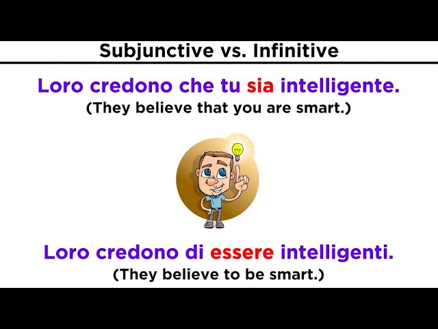 Understanding the Difference Between Subjunctive and Infinitive in ...