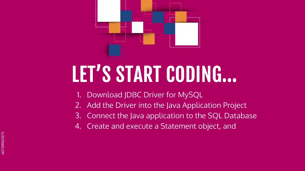 Week 9 - Intro to Java Database Connectivity (JDBC)