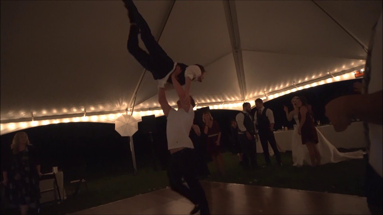 Epic Wedding Dance FAIL - Dirty Dancing Lift gone wrong