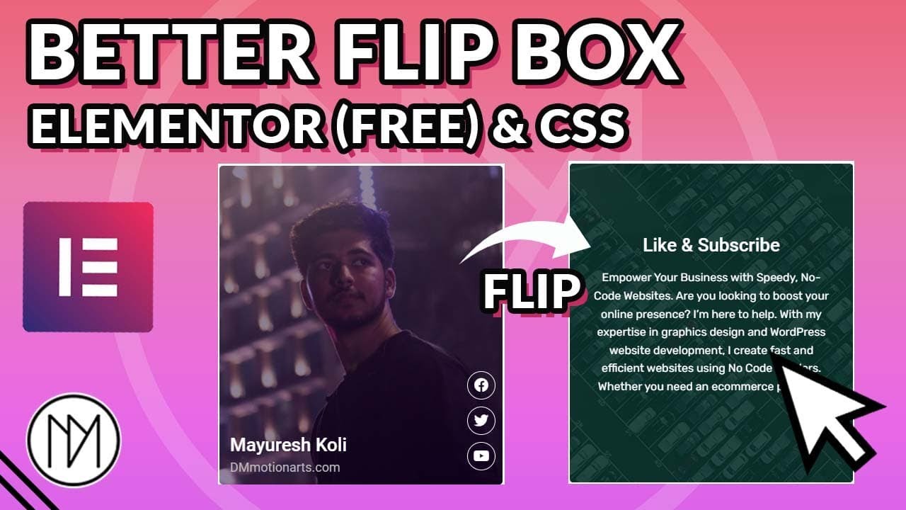 Create Custom Flip Box in Elementor & CSS - WordPress Tutorial 2024