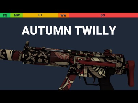 MP5-SD Autumn Twilly - Skin Float And Wear Preview