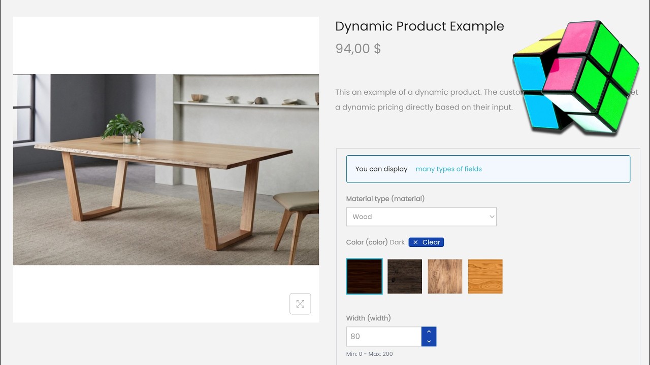 WooCommerce Dynamic Product Extension