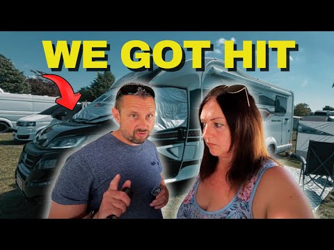 Our Motorhome Got HIT on the Way to Campervan Campout!