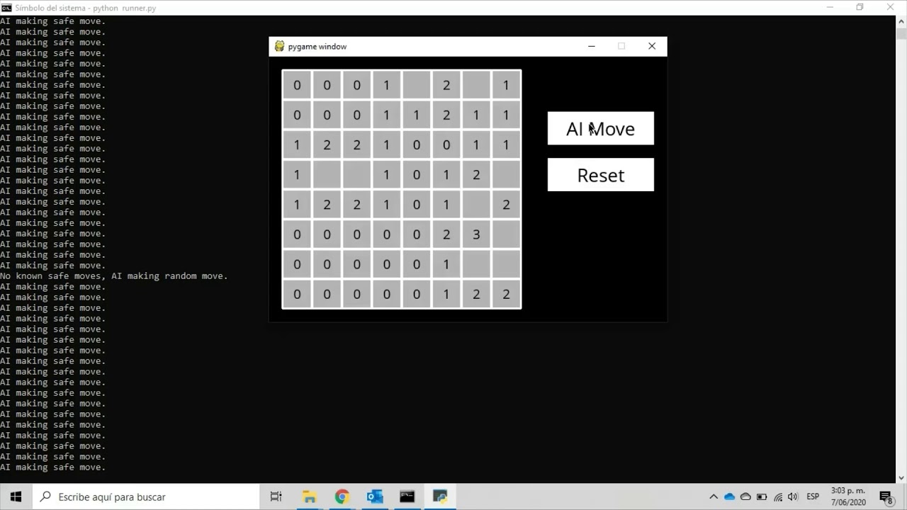Project 1: Minesweeper - CS50’s Introduction to Artificial Intelligence with Python