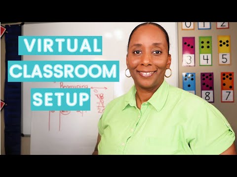 Virtual Math Classroom Setup for Asynchronous and Synchronous Learning
