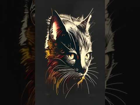 Cat Logo/Midjourney