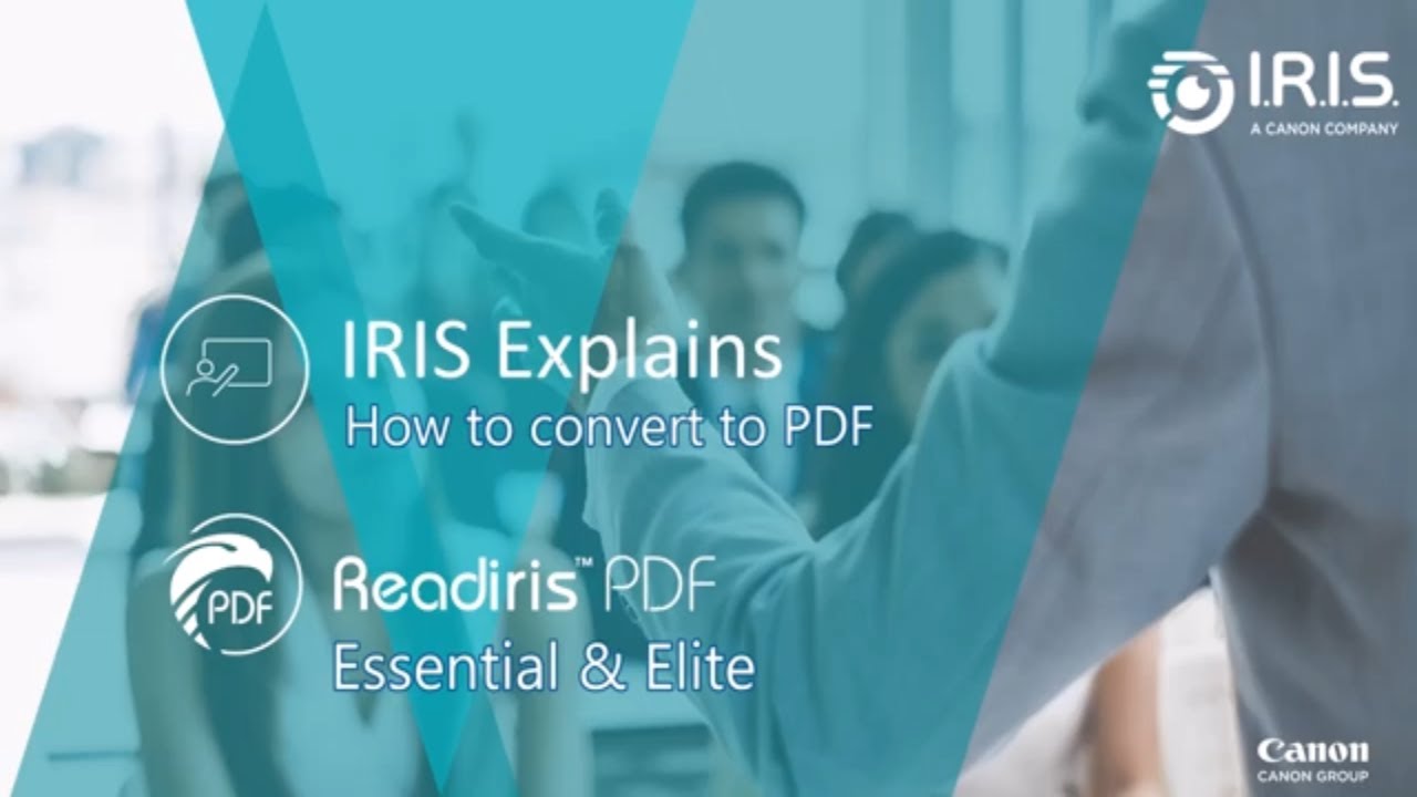 Readiris PDF - How to convert to PDF 2025