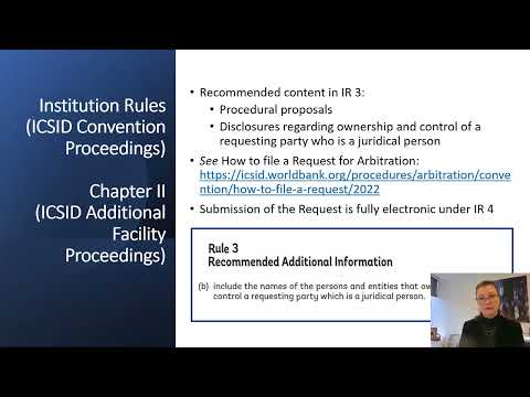 SCIA International Arbitration Observatory: An Introduction to the 2022 ICSID Rules and Regulations