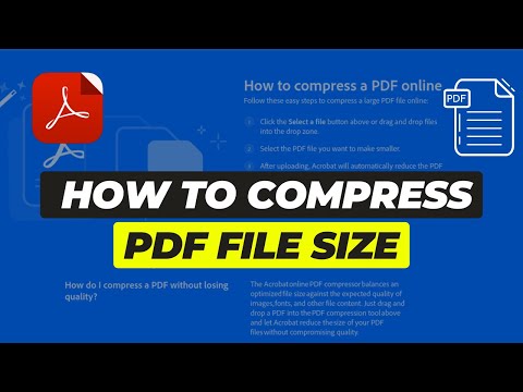 How To Reduce PDF File Size | How To Compress PDF File Size