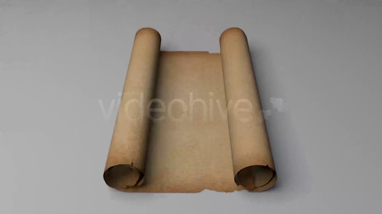 Old Scroll / Parchment (Blank) | Motion Graphics - Videohive template