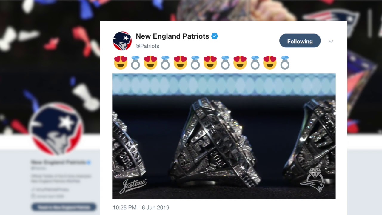 Patriots unveil Super Bowl LIII rings, largest ever