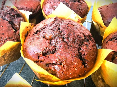 Double Chocolate Muffins | How make double chocolate muffins