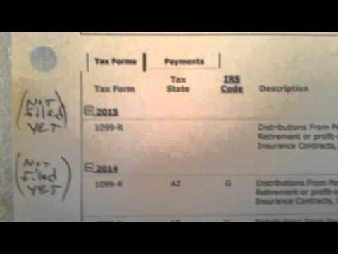 1099 R Proof Corrected Form = Wage Income Exempt