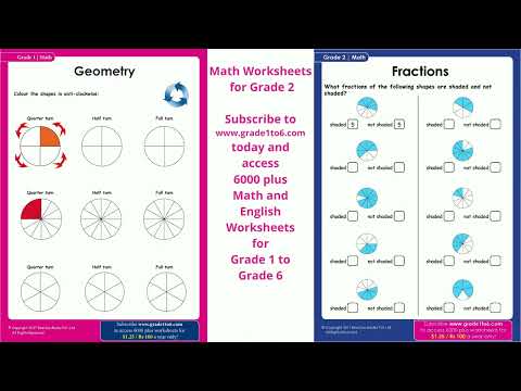 Grade 2 Math Worksheets | www grade1to6 com