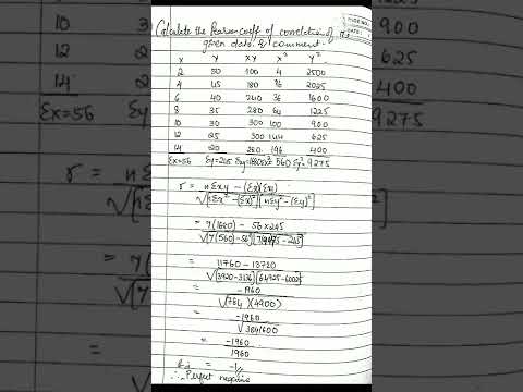 pearson coefficient of correlation energy physics