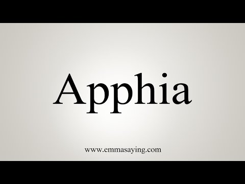 How To Say Apphia