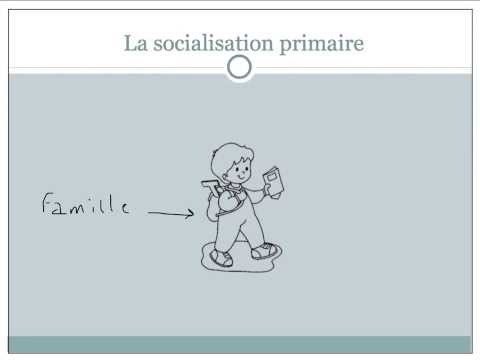 Socialisation primaire secondaire